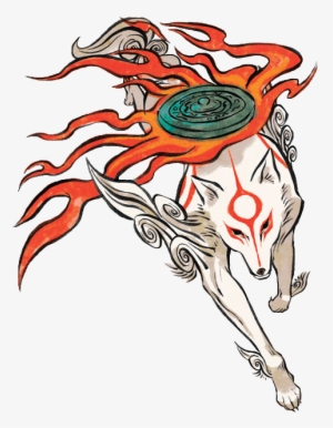 Amaterasu - Capcom Okami Nintendo Wii PNG Image | Transparent PNG Free ...