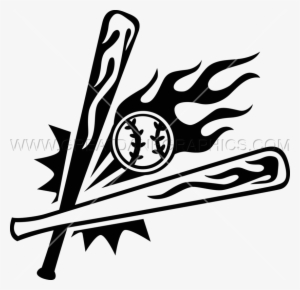 Baseball Flames Png - Flaming Baseball Bat Png PNG Image | Transparent ...