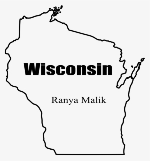 Wisconsin Map Clip Art At Clipart Library - State Of Wisconsin Outline ...