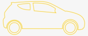 Get Your Instant Quote - Yellow Car Outline Png PNG Image | Transparent ...