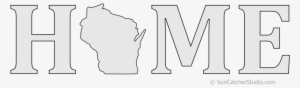 Wisconsin Home Stencil Pattern Shape State Stencil - Pattern PNG Image ...