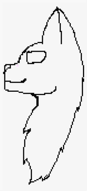 Warrior Cat Outline - Line Art PNG Image | Transparent PNG Free ...