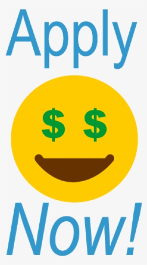 Apply Now With Smiling Emoji - Apply Now Background PNG Image ...