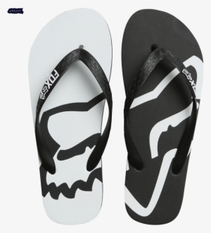 Chancla Fox Beached Flip Flop - Fox - Beached Flip Flop [blk/wht] 6 PNG ...