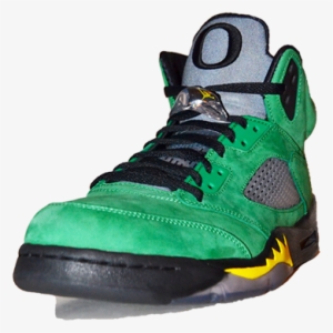 Air Jordan 5 Pe "oregon Football" - Nike Air Jordan V PNG Image ...