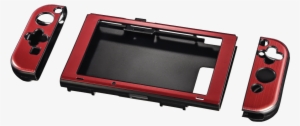 Hard Cover For Nintendo Switch, 3-part, Metallic Red - Nintendo Switch ...