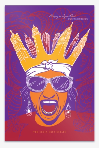 Museum-quality Poster - Celia Cruz Poster PNG Image | Transparent PNG ...