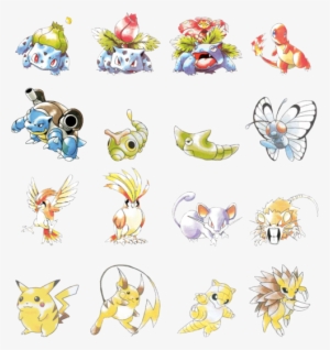 10 - Pokemon Gen 1 Artwork PNG Image | Transparent PNG Free Download on ...