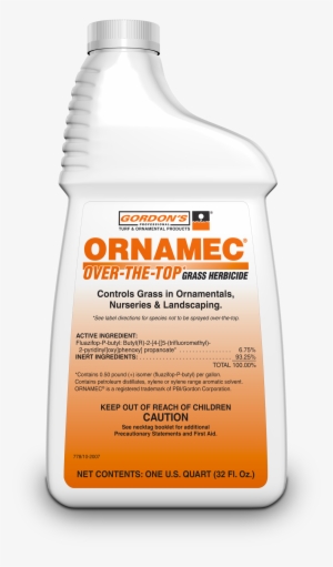 Ornamec Over The Top Herbicide - Ornamec Pint Grass Killer PNG Image ...