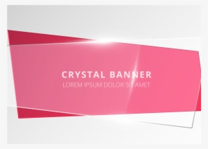 Vector Crystal Banner Picture Freeuse Download - Crystal Banner Png PNG ...