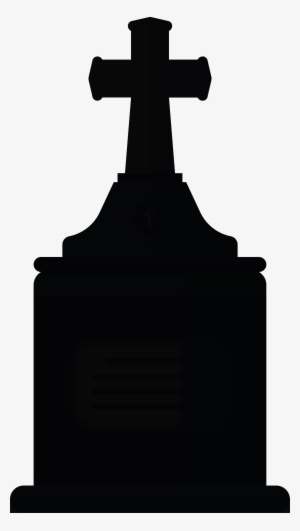 Headstone Silhouette At Getdrawings - Tombstone Silhouette PNG Image ...
