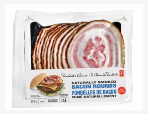 A Package Of Pc Naturally Smoked Bacon Rounds - Round Bacon PNG Image ...