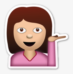Idk Idc Emoji Girl Iphone Imoji Png Idk Girl - Shrug Emoji Black Hair ...
