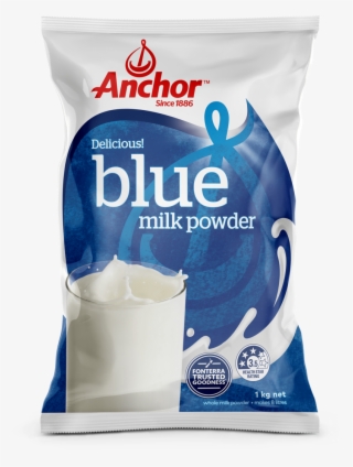 Anchor Instant Whole Milk Powder 1kg Pack - Anchor Trim Milk Powder PNG ...