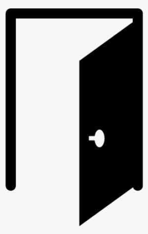 Open Door With Border Vector - Door Icon Vector Png PNG Image ...