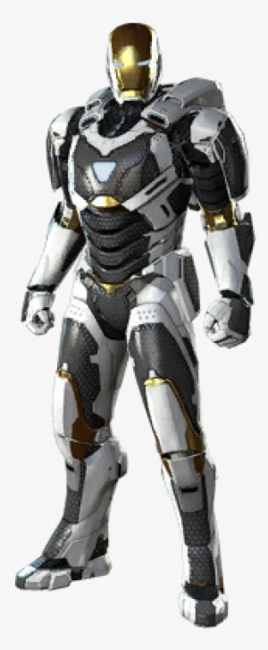 Iron Man Starboost Costume - Iron Man Black And White Armor PNG Image ...