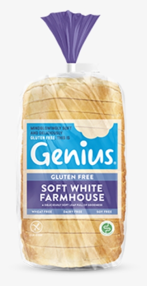 Soft White Farmhouse 535g - Genius Gluten Free White Rolls PNG Image ...