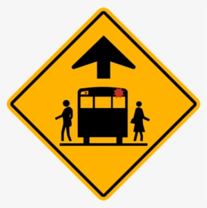 School Bus Stop Ahead - Traffic Light Signals Ahead PNG Image ...