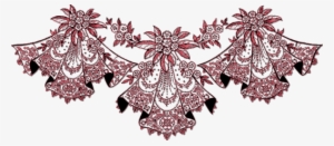 Red Lace B - Transparent Vintage Lace Png PNG Image | Transparent PNG ...