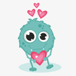 Valentines Monster Clipart - Valentines Clip Art PNG Image ...