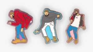 Drake 1 800 Hotlinebling Enamel Pin Set - Lapel Pin PNG Image ...