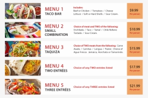 All Menu Choices Include - Smith Southwestern Southwest Cooking Wall ...