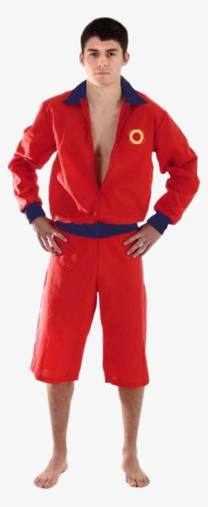 Sentinel Men's Lifeguard Jacket & Shorts Iconic Tv - Lifeguard Costume ...