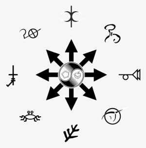 A Circle Of Religious Symbols Around A Chaos-starred - Flying Spaghetti ...