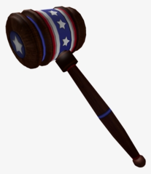 Chiefjustus Gavel - Roblox America Hammer PNG Image | Transparent PNG ...