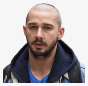 Shaved Head Shia Labeouf PNG Image | Transparent PNG Free Download on ...