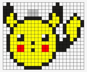 Pikachu Pixel Art Grid