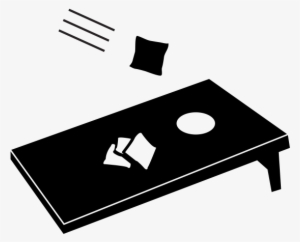 Corn Hole Black And White PNG Image | Transparent PNG Free Download on ...