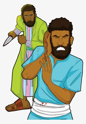 Peter In Gethsemane - Ear Cut Off With A Sword PNG Image | Transparent ...