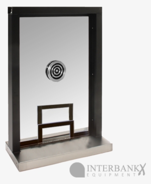 T2 Bullet Proof Transaction Ticket Window With Side - Teller Window PNG ...