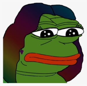 Pepe Face Png - Instabuttons Sad Pepe The Frog 2.25" Pinback Button PNG ...