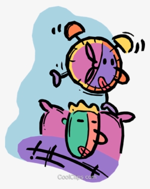 Person Sleeping, Alarm Clock Royalty Free Vector Clip - Dream PNG Image ...
