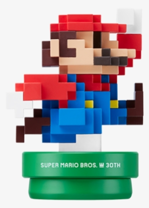 8-bit Mario - Amiibo Mario 30 PNG Image | Transparent PNG Free Download ...