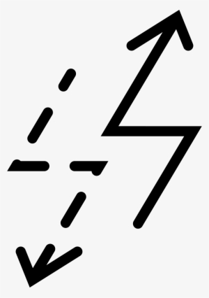 Arrow Dotted Down - White Dotted Arrow Png PNG Image | Transparent PNG ...