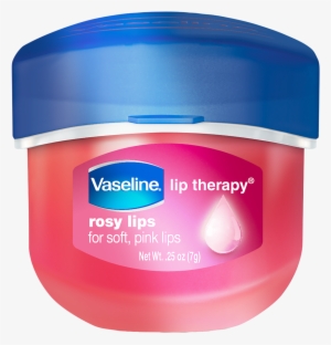 Vaseline® Lip Therapy® Rosy Lip Balm Mini - Pink Vaseline PNG Image ...