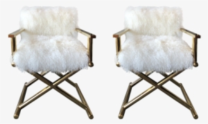 Deluxe Directors Chair - Yellow Directors Chair PNG Image | Transparent ...