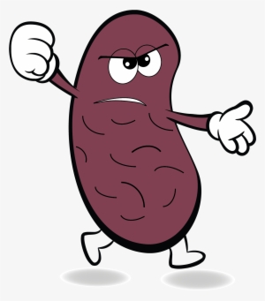 Dancing Kidney Bean-01 - Kidney Bean Cartoon PNG Image | Transparent ...