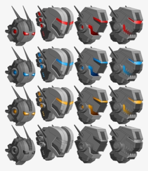My First Fully Complete Set Of Item Created In Flash - Super Mechs All ...