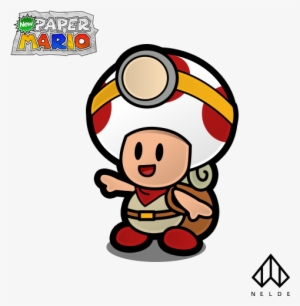 Download Captain Toad Paper Mario Style By Nelde-d7lui85 - Paper Mario ...