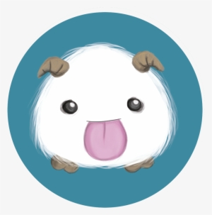 Poro Sticker Blush - Emoji League Of Legends Discord PNG Image ...