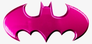 Batman Batman Logo Pink Chrome Premium Fan Emblem By - Pink Batman Logo ...