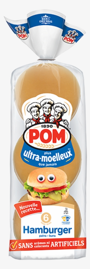 Pom® Ultra Moelleux Hamburger Buns 6-pack - Pom Ultra Moelleux ...