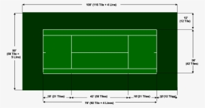 Junior Tennis - Tennis Court Diagram Png PNG Image | Transparent PNG ...