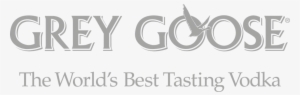 Grey Goose Vodka And Flavoured Vodkas - Grey Goose Logo White PNG Image ...