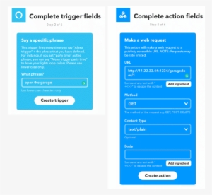 Ifttt Alexa And Webhook Applet - Garage Door PNG Image | Transparent PNG Free Download on SeekPNG