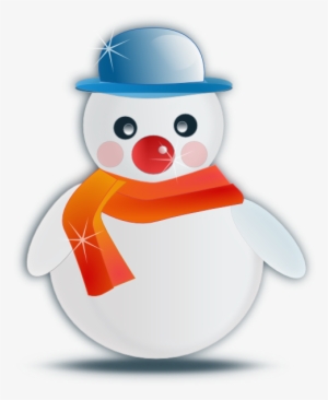 Small - Snowman Cartoon No Background PNG Image | Transparent PNG Free ...